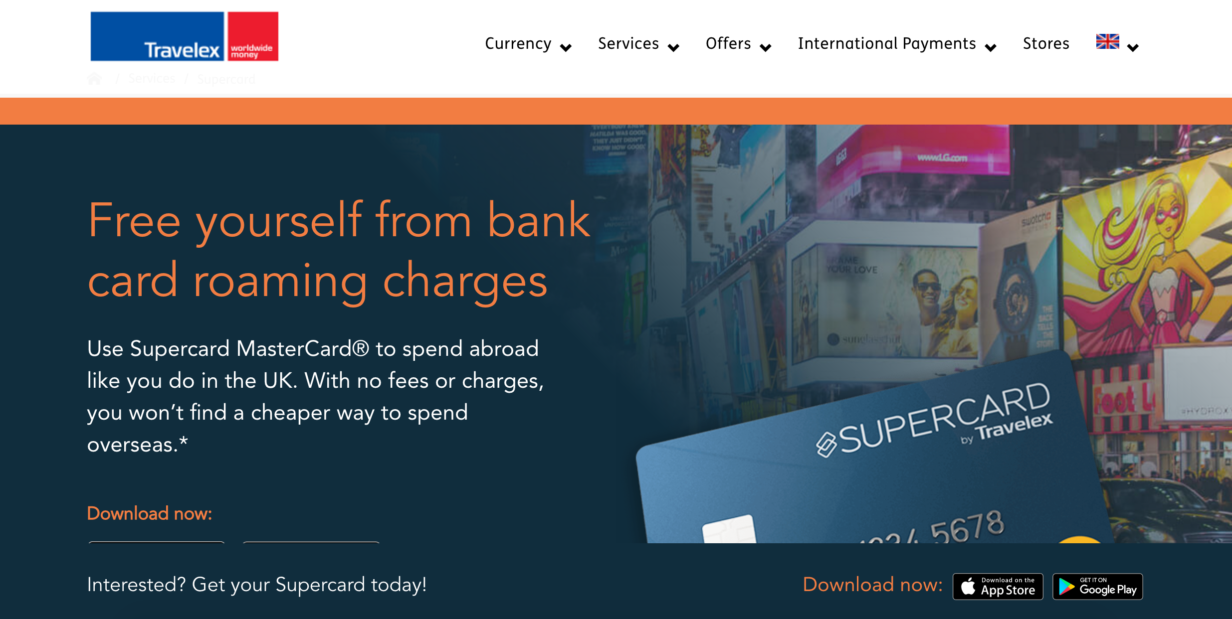 Supercard: Free yourself from bank card roaming charges