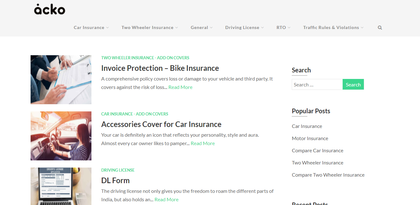 Acko General Insurance Company Limited.: ACKO, India's first fully ...