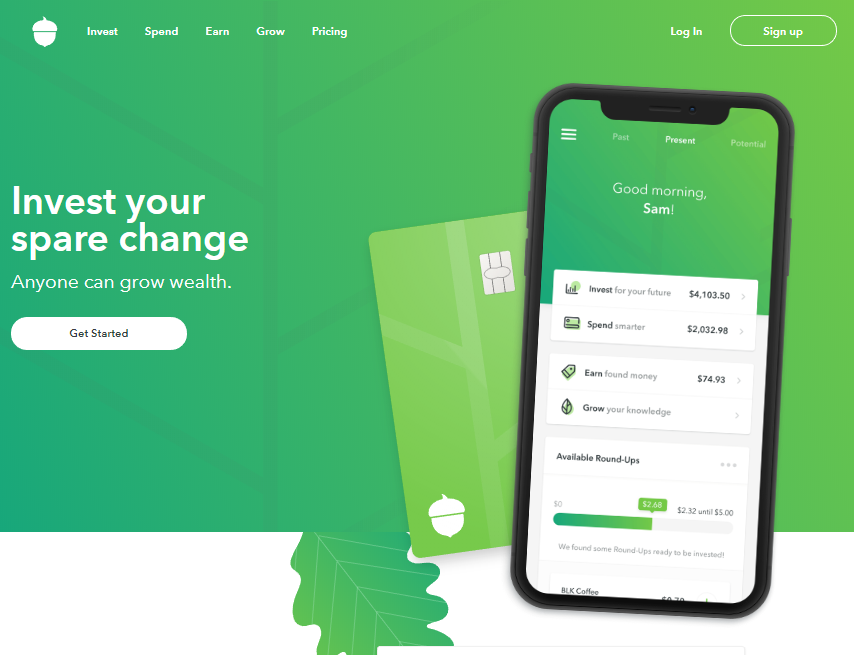 Acorns: Invest spare change automatically from everyday purchases into ...