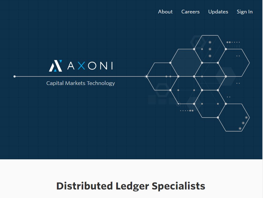 Axoni: New York-based provider of distributed-ledger technology for ...