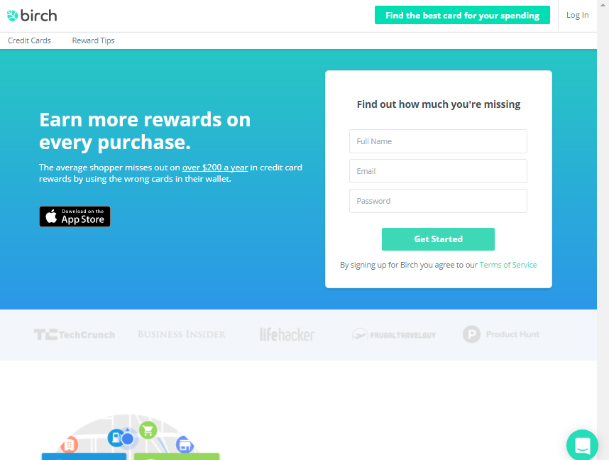 Birch: Earn more rewards on every purchase