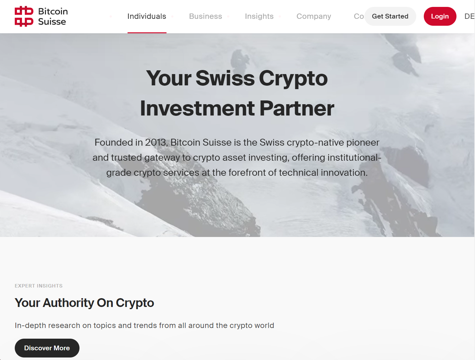 Bitcoin Suisse: Your Swiss Crypto Investment Partner. Bitcoin Suisse: Your Swiss Crypto Investment Partner.