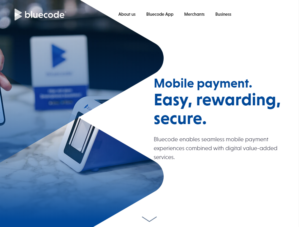 Bluecode: Mobile payment. Easy, rewarding, secure.
