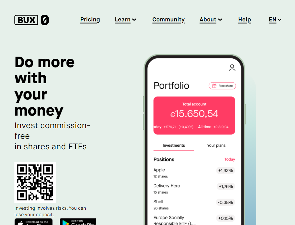 BUX: BUX makes trading on the financial markets accessible for everybody