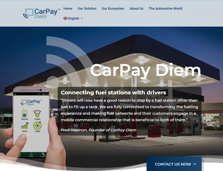 CarPay-Diem: Connected payment technology dedicated to petrol stations.