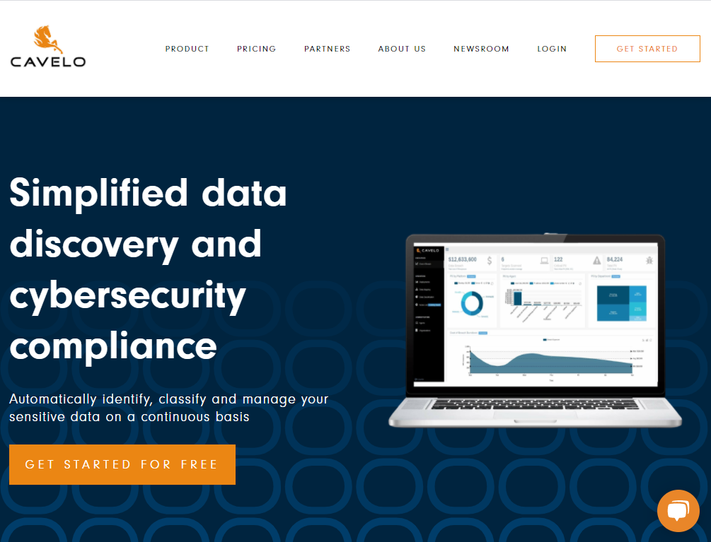 Cavelo: The Cavelo platform helps businesses discover, classify and track sensitive data for ...