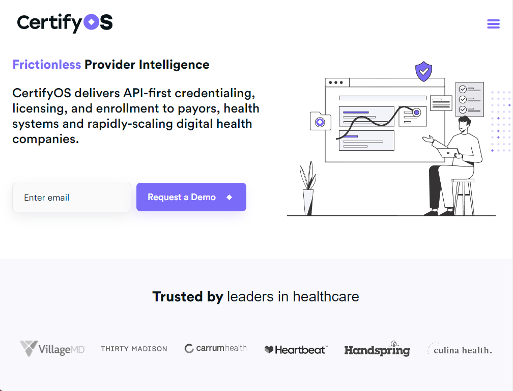 CertifyOS: Frictionless Provider Intelligence.