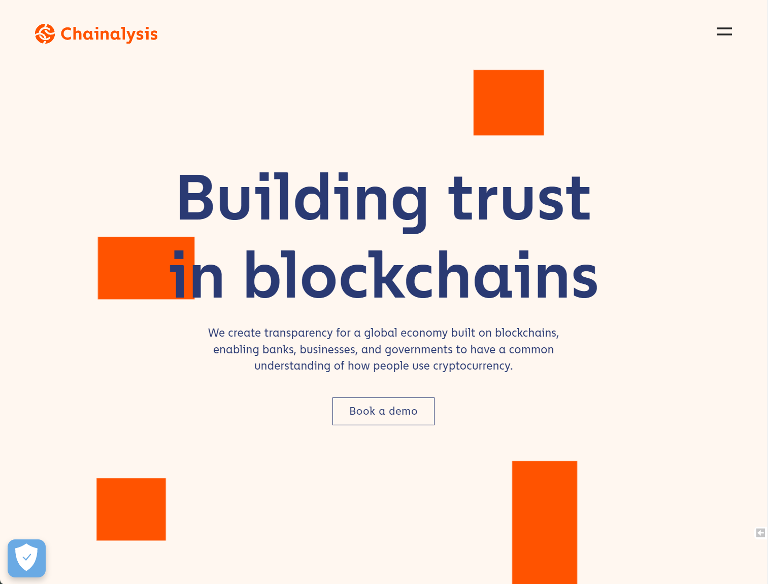 Chainalysis: Building trust in blockchains.
