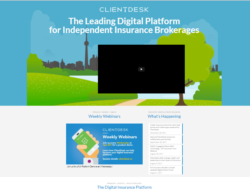 ClientDesk: ClientDesk - Digitizing the insurance industry!