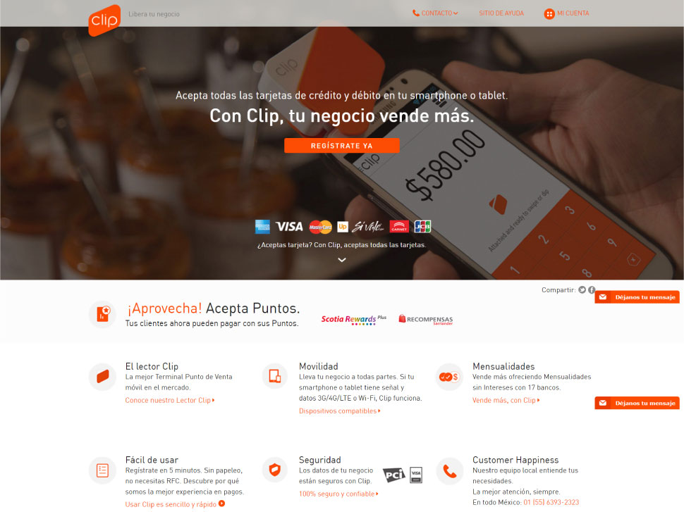 Clip: Accept all credit and debit cards directly from your smartphone ...