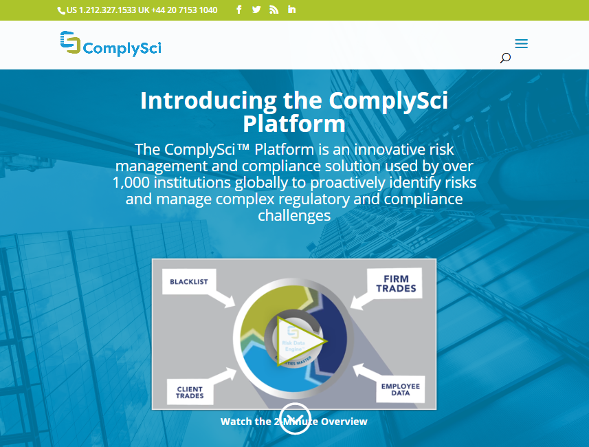 ComplySci: The ComplySci™ Platform is an innovative risk management and ...
