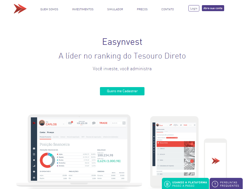 Easynvest: An online platform with no complications