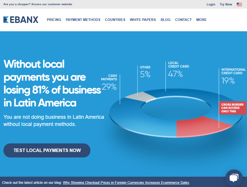 EBANX: Local payment methods expert in Latin America