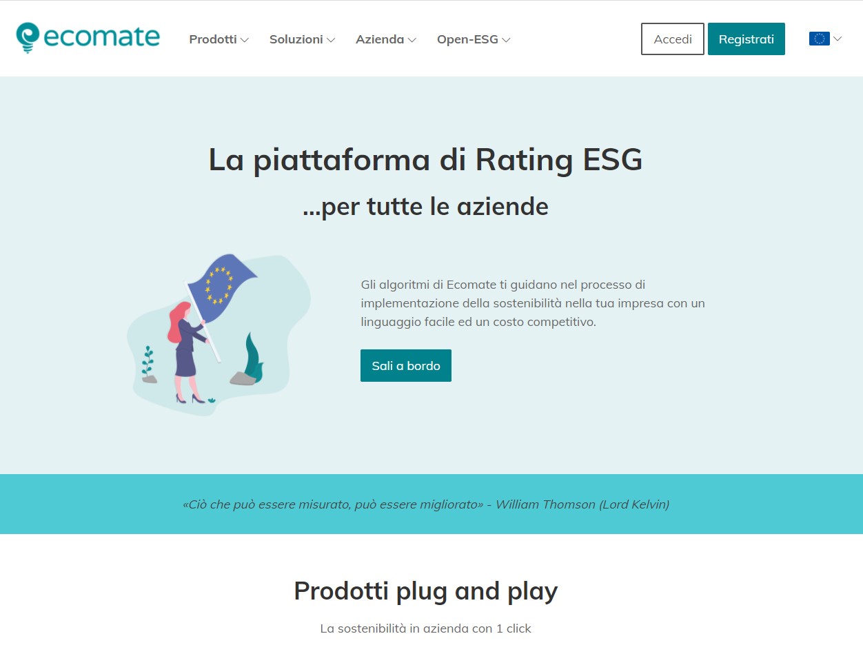 Ecomate: The ESG Rating platform for every company