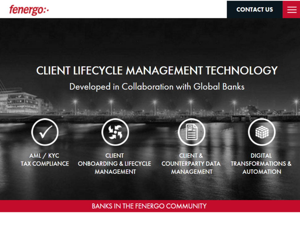 Fenergo: Client Onboarding Lifecycle Mgt software