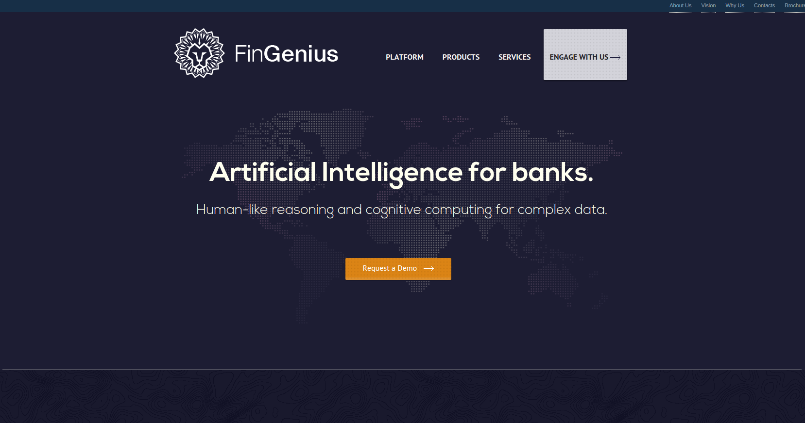 FinGenius: Artificial Intelligence for banks. Human-like reasoning and cognitive computing for ...