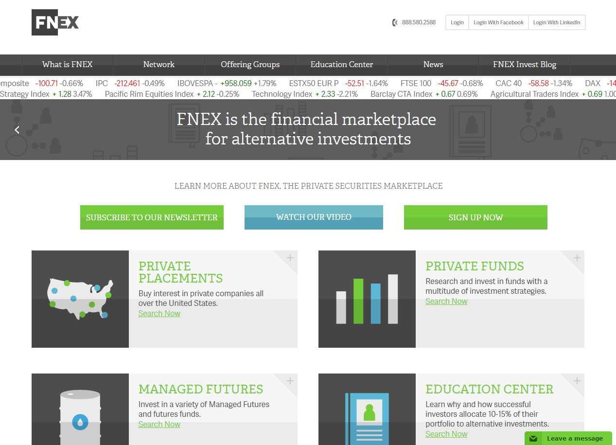 Fnex: Connecting accredited and institutional investors to investment ...