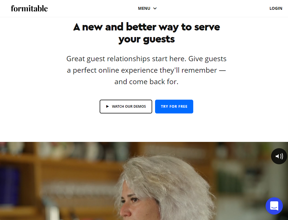 Formitable: A new and better way to serve your guests.
