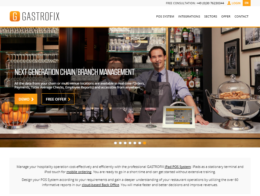GASTROFIX: Gastrofix develops cloud-based POS systems for the Apple ...