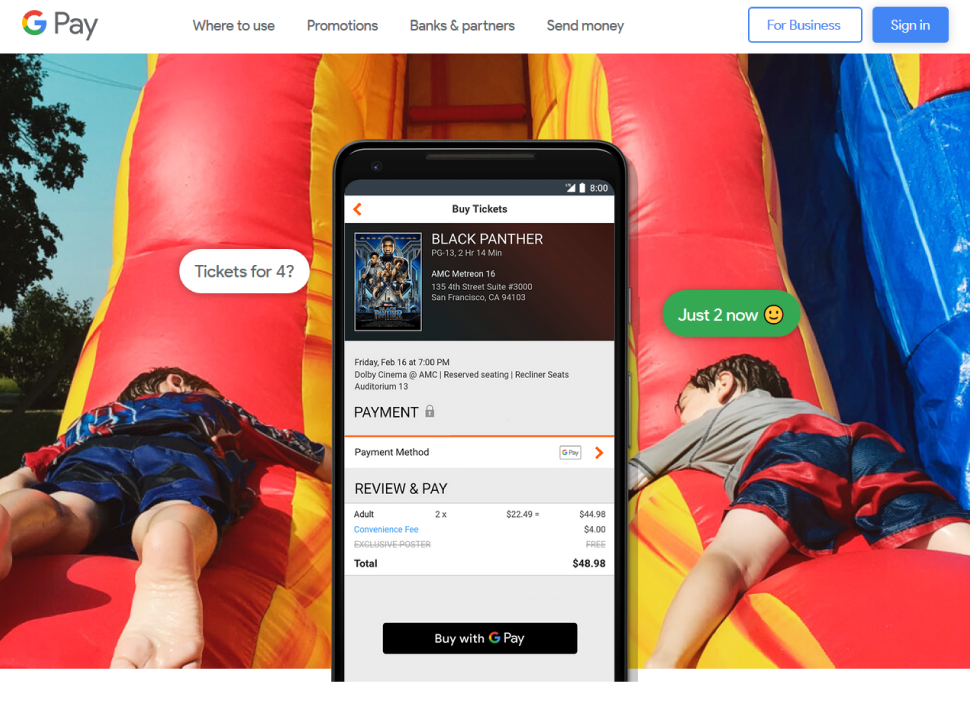 Google Pay: A better way to pay, by Google