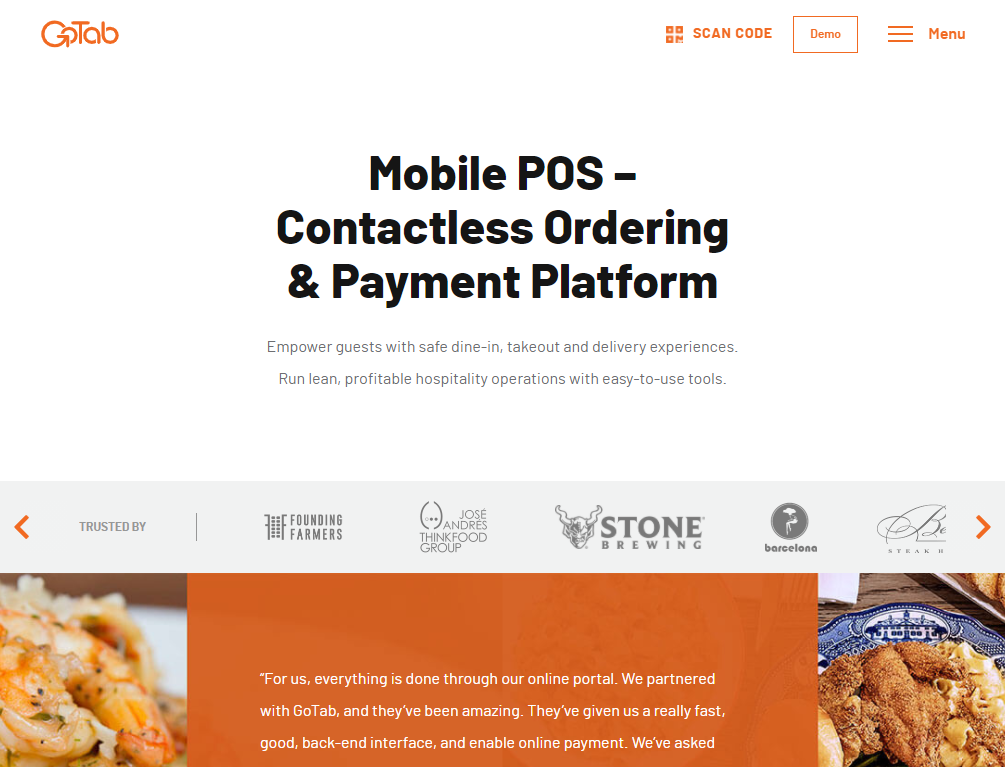 GoTab: GoTab is an order ahead and payment method for restaurants, bars ...
