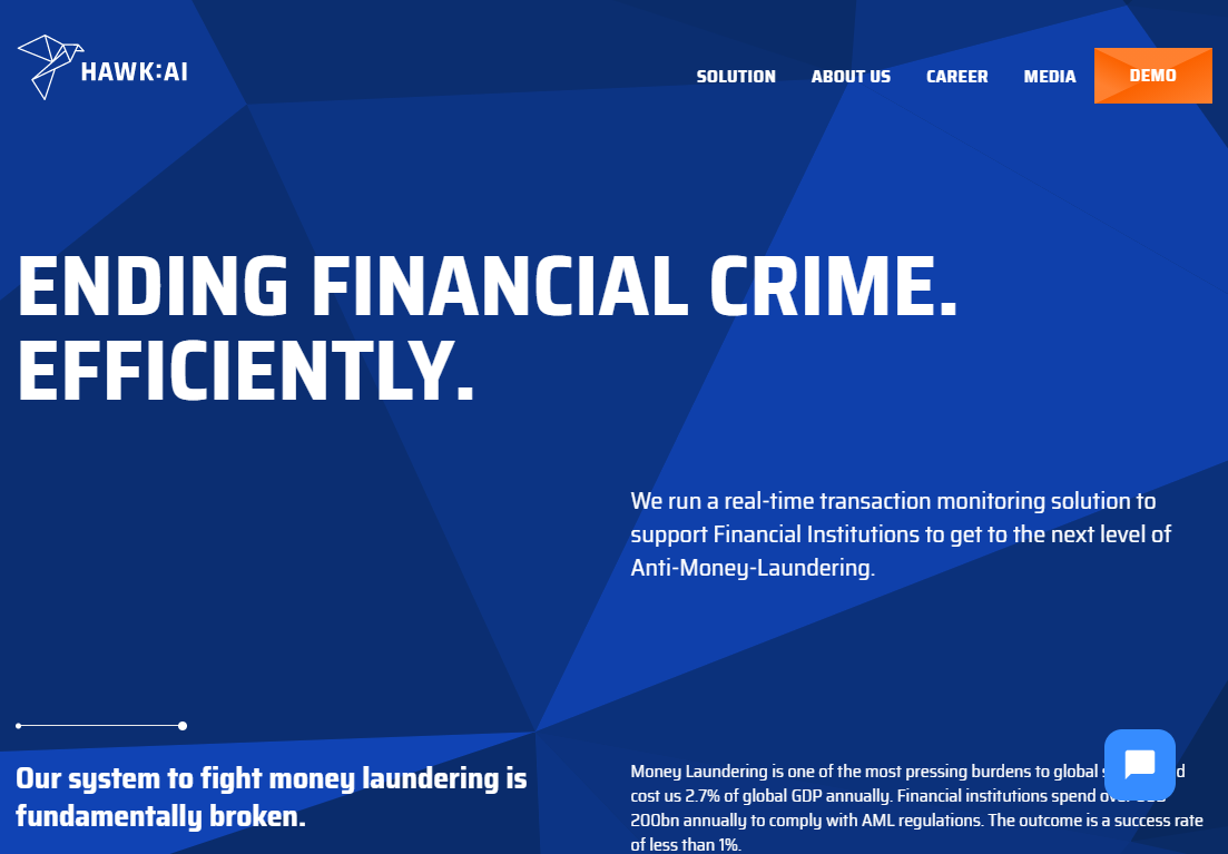 HAWK:AI: Ending financial crime. Efficiently.