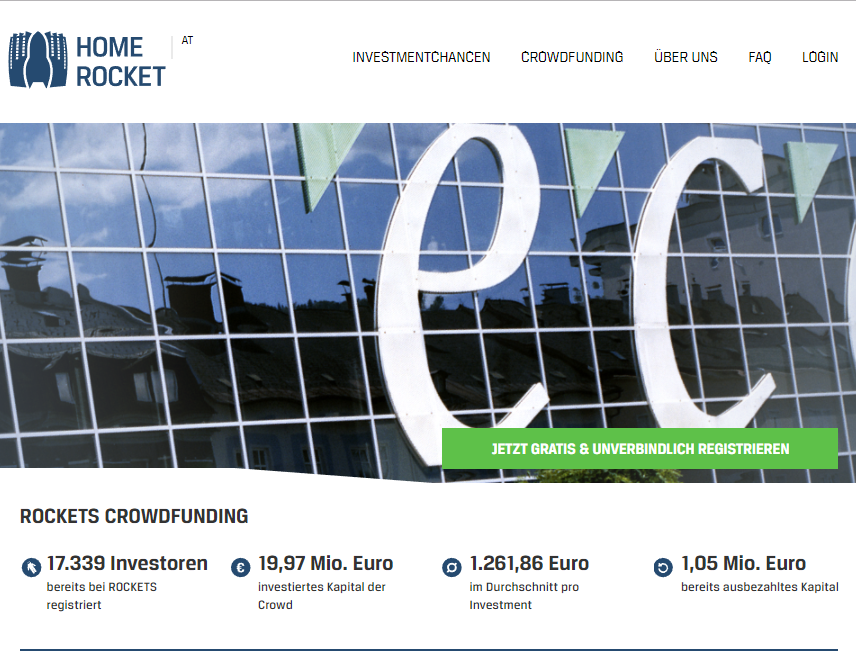 Home Rocket: Crowdfunding for professional real estate projects