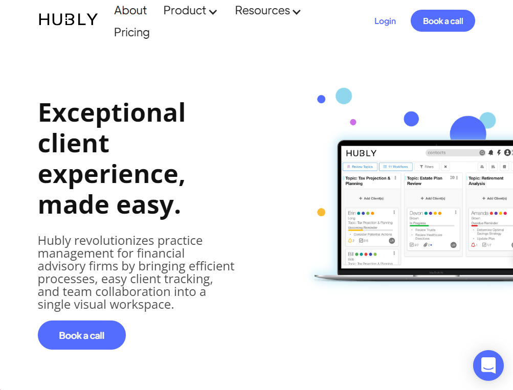 Hubly: Building technology to power the future of financial advice.