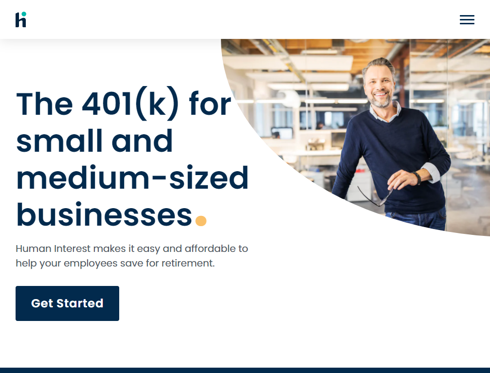 Human Interest: Affordable, full-service 401(k) plans for SMBs.