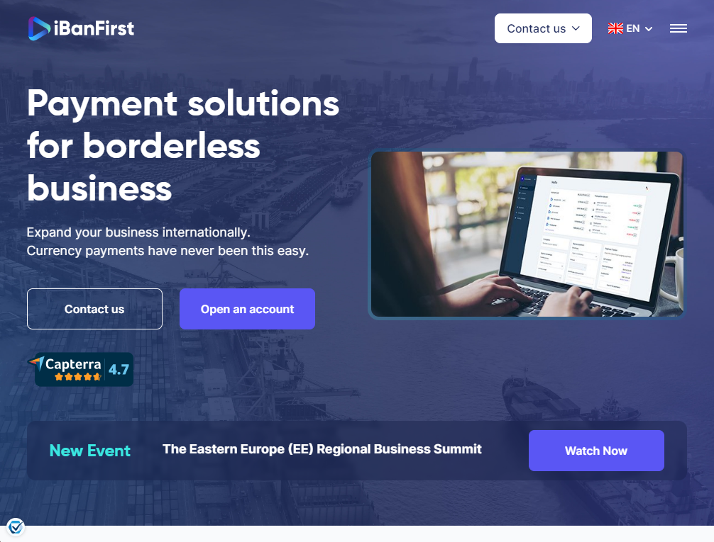 iBanFirst: The financial services platform for SMEs.