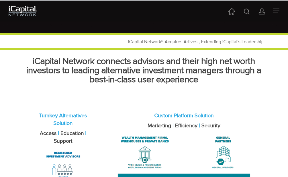 iCapital Network: Simplified Access to Alternative Investments