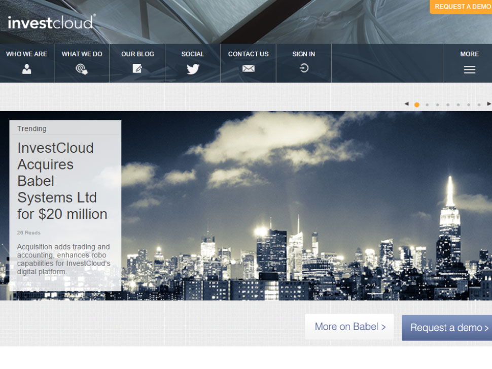 InvestCloud: The world's first investment management platform through ...