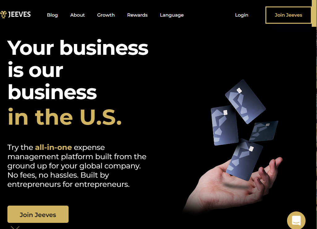 Jeeves: Financial infrastructure for global businesses.