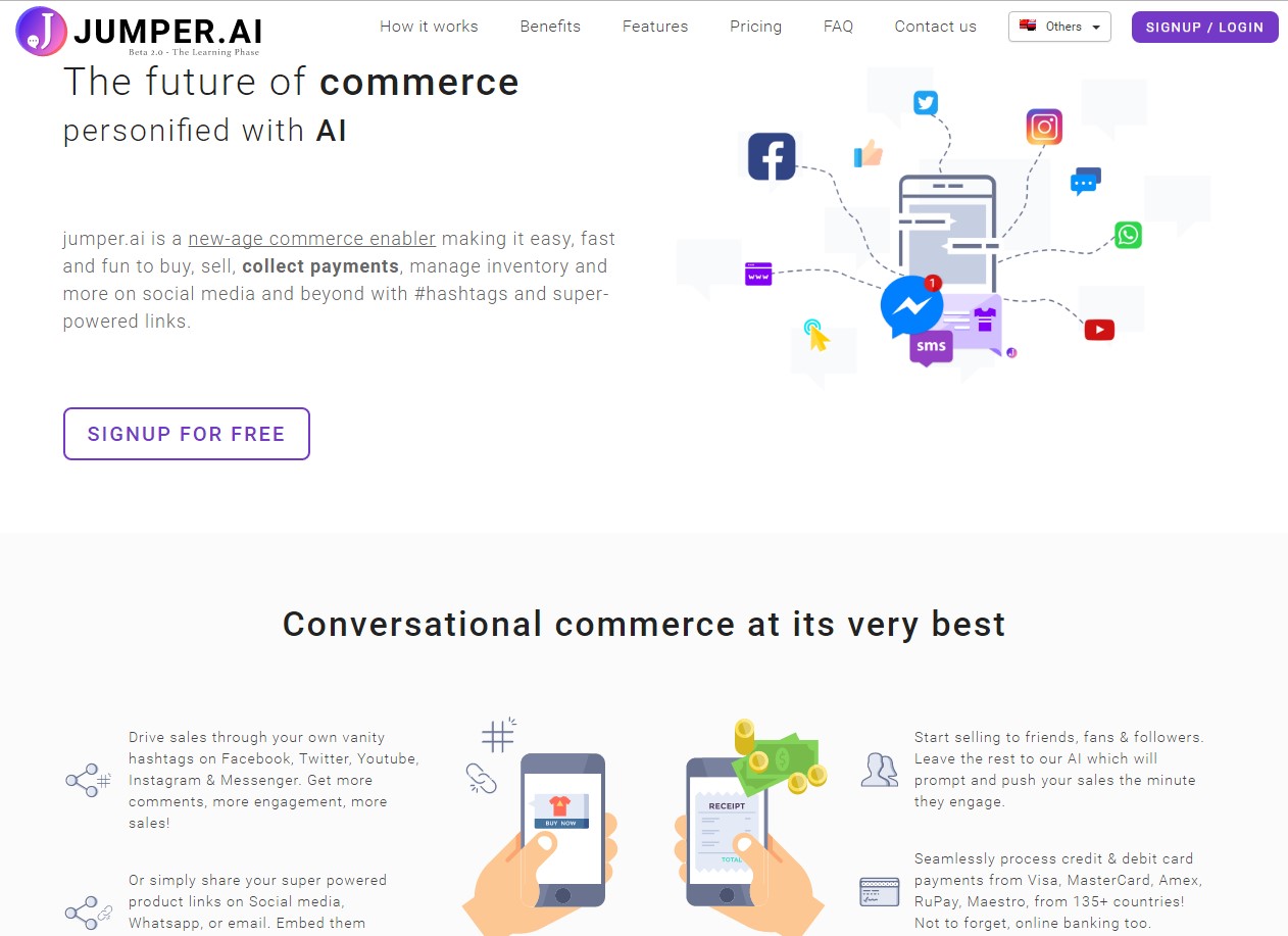 Jumper: Buy & sell things anywhere on social media and the web using # ...