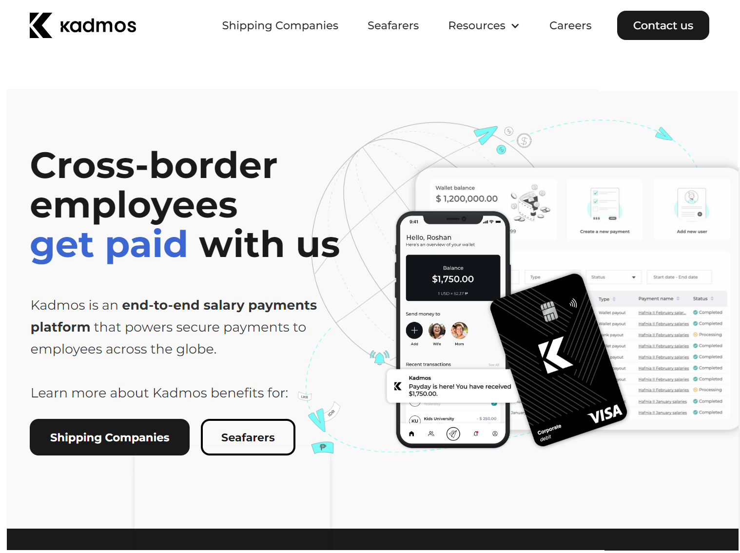 Kadmos: Revolutionizing International Salary Payments.