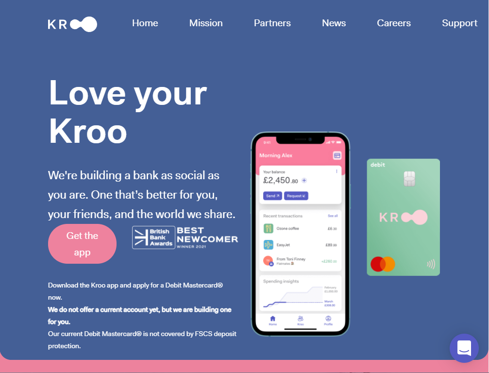 Kroo: Where friends & money meet.