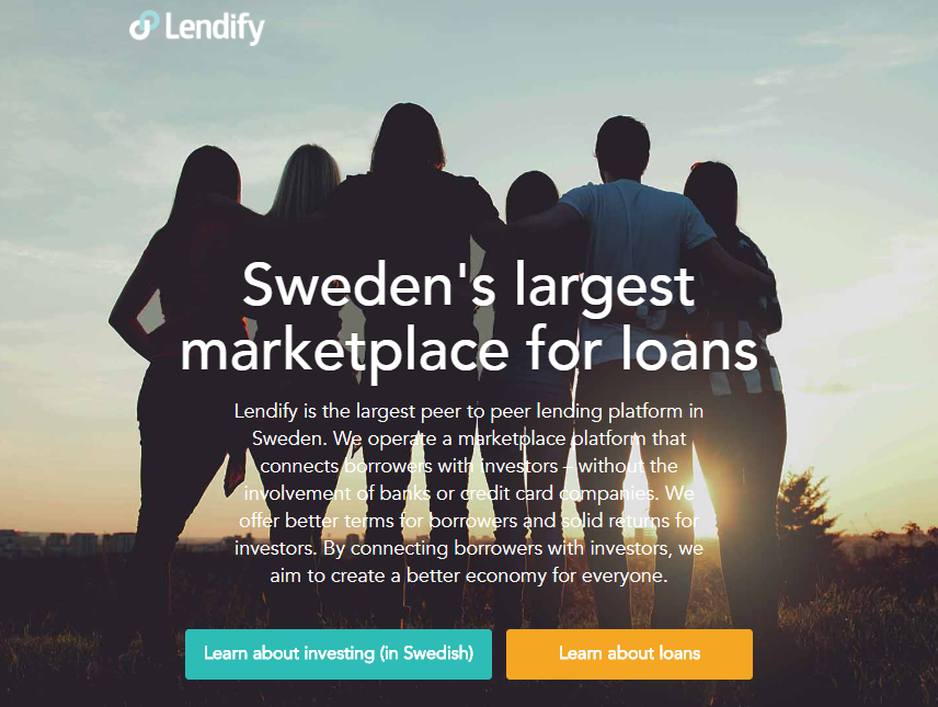 Lendify: The largest Peer-to-Peer Lending platform in Sweden