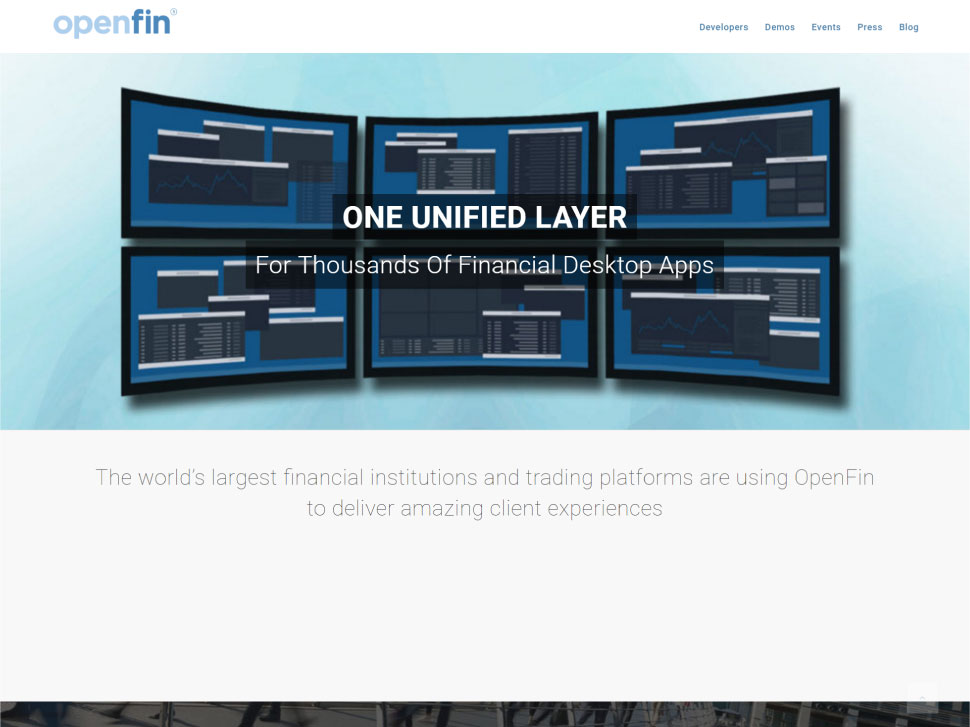 OpenFin: OpenFin provides runtime technology solutions for financial desktops.
