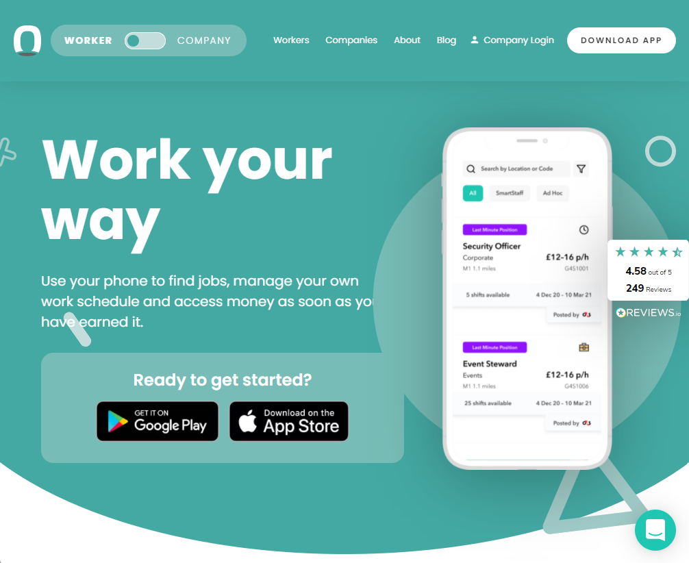 Orka Works: Use your phone to find jobs, manage your own work schedule ...
