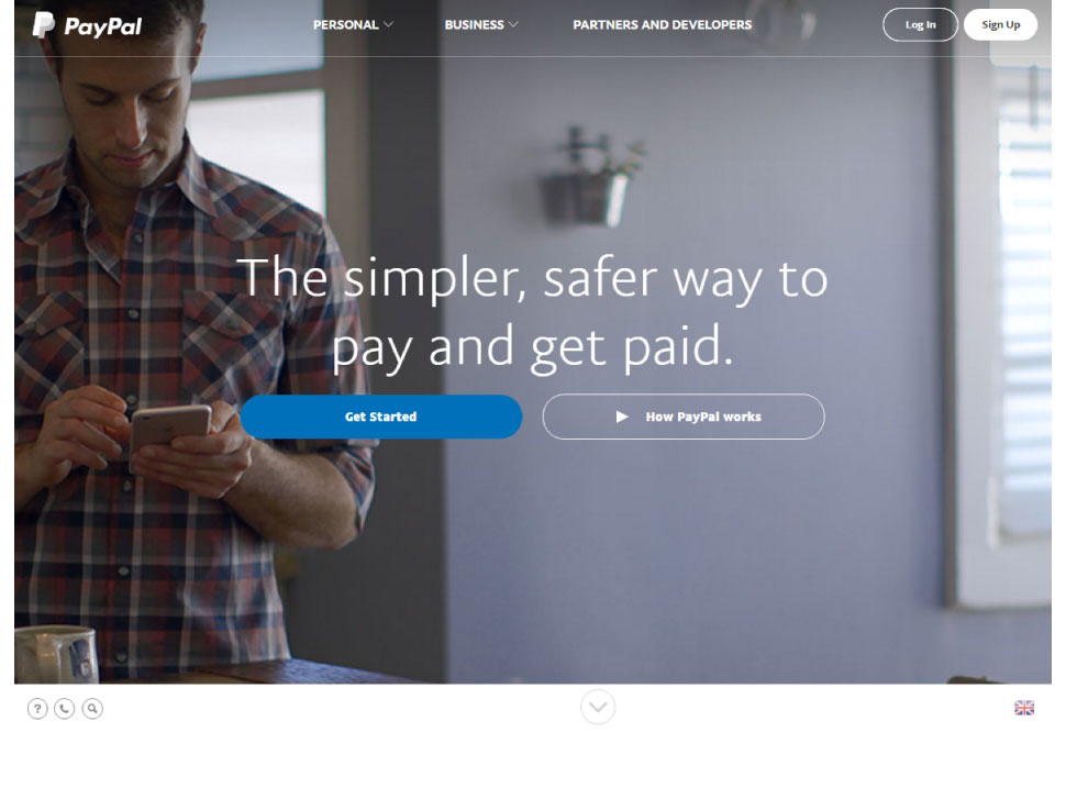 PayPal: The simpler, safer way to pay and get paid.