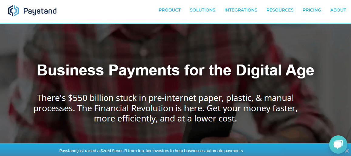 PayStand: Cloud-based billing & payment platform for B2B companie