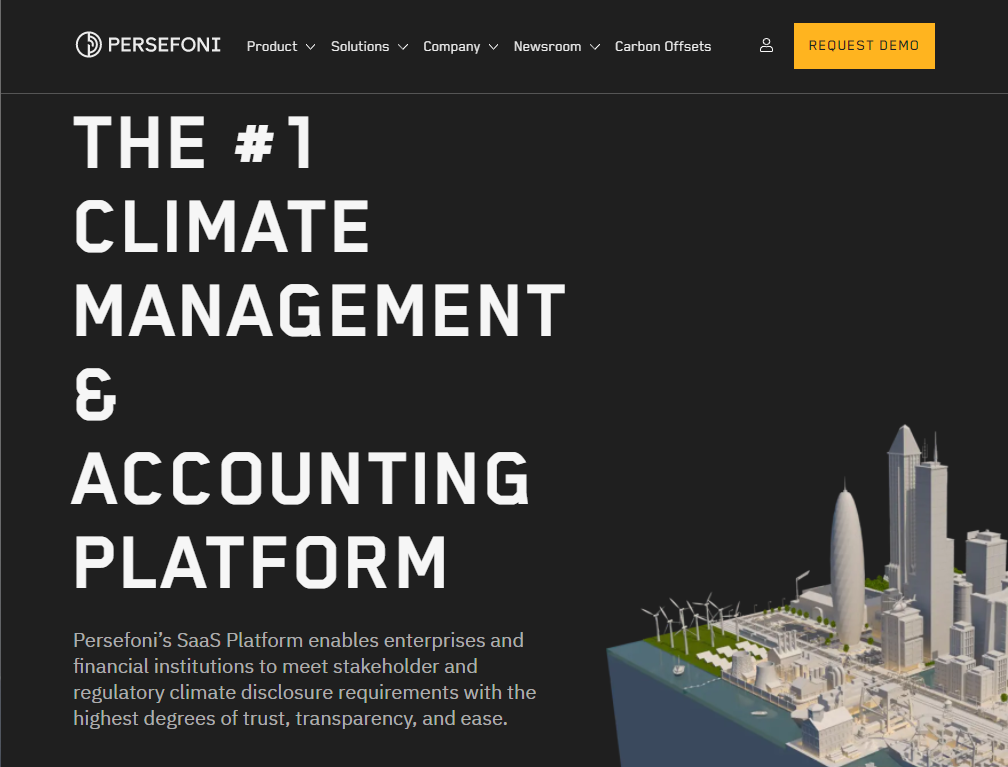 Persefoni: Climate management & accounting platform.