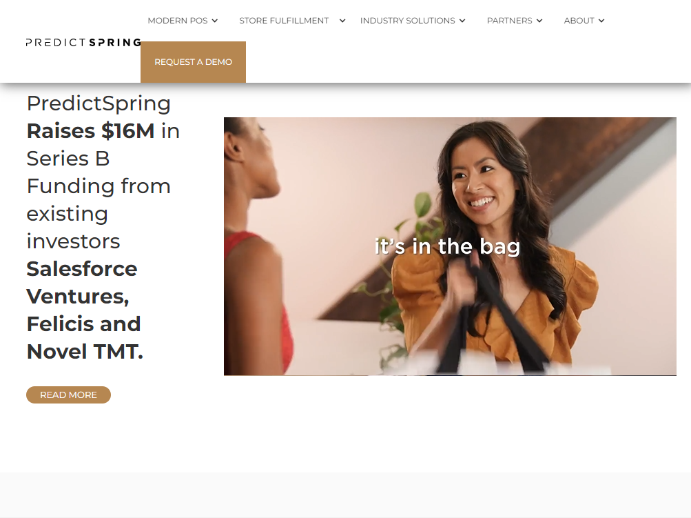 PredictSpring: Modern POS platform to build for flagship customer ...
