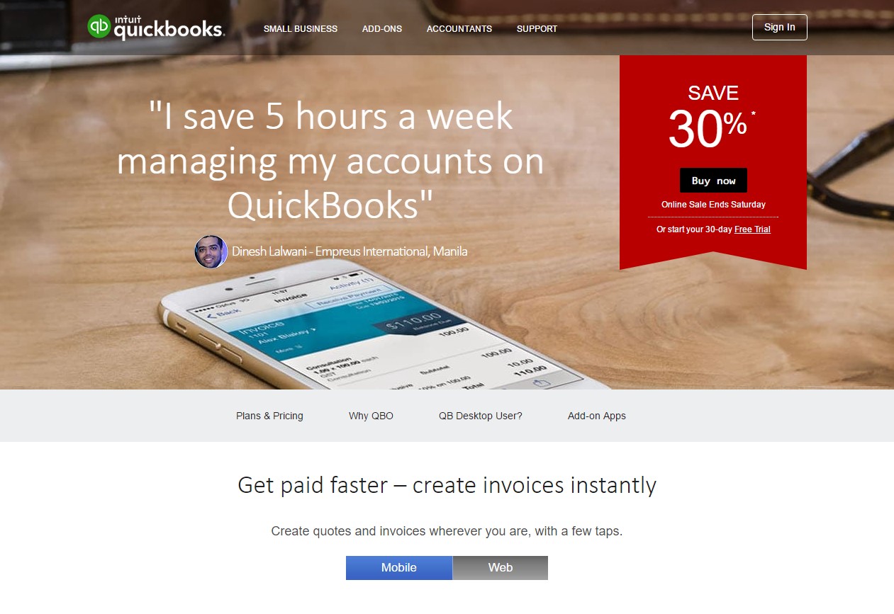 Quickbooks: Cloud Accounting Software