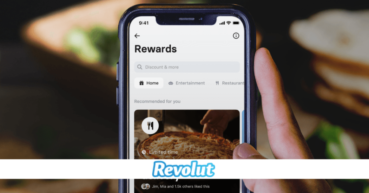 Revolut lancia la nuova funzionalità Rewards con oltre 100 brand