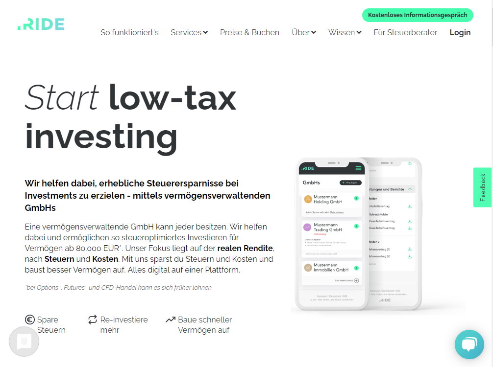 Ride Capital: Start low-tax investing, because high taxes prevent you ...