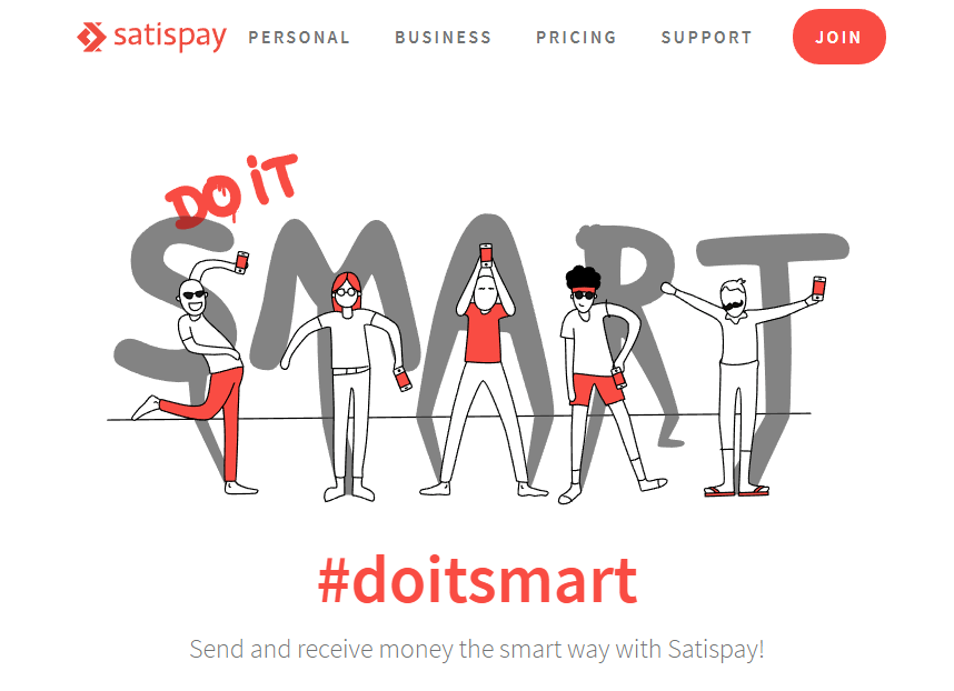 ¡Envía y recibe dinero de forma inteligente con Satispay!