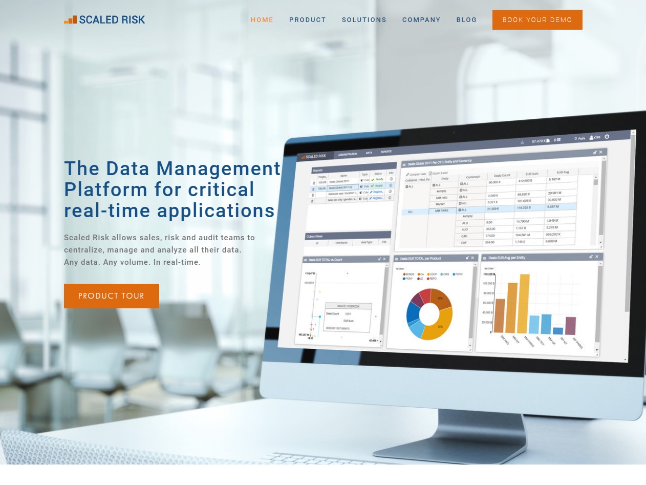 Scaled Risk: The real-time data platform for financial institutions
