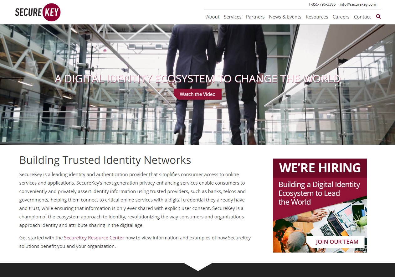 Securekey: Building Trusted Identity Networks