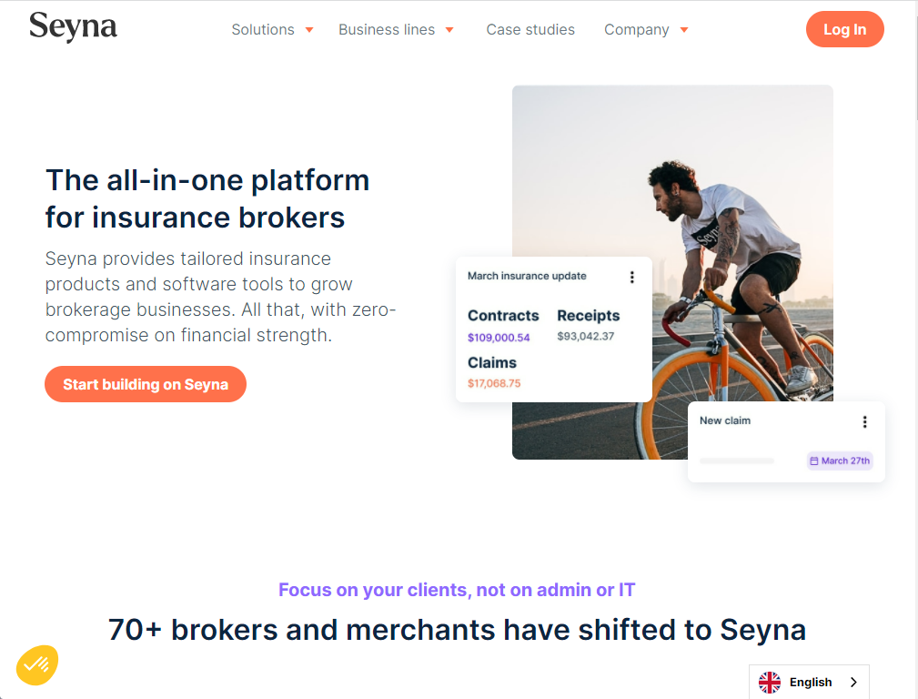 Seyna: The all-in-one platform for insurance brokers.
